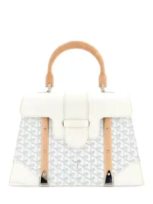 GOYARD Saigon Top Handle Mm - White