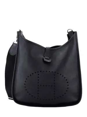 HERMES Evelyne Bag Gen Iii Epsom Pm - Noir