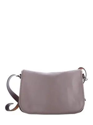 HERMES Barda Messenger Bag Veau Sikkim 35 - Etain