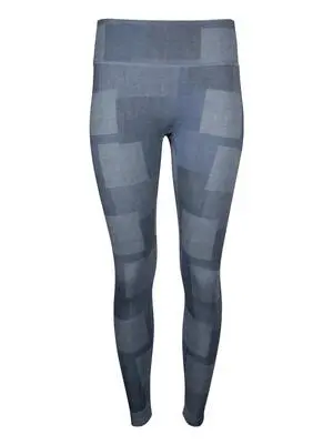 LEZAT Sara Organic Cotton Legging - Denim Patchwork