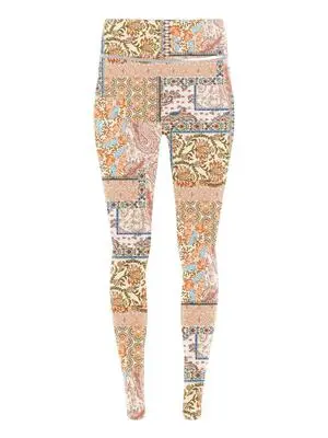 LEZAT Sara Organic Cotton Legging - Floral Patchwork