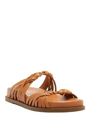 Schutz Braided Platform Sandals - Earth Clay