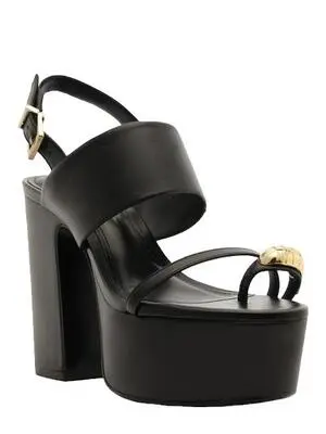 Schutz Mandy Slingback Platform Sandal - Black