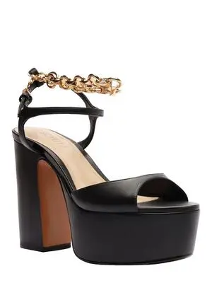 Schutz Lys Platform Sandal Black