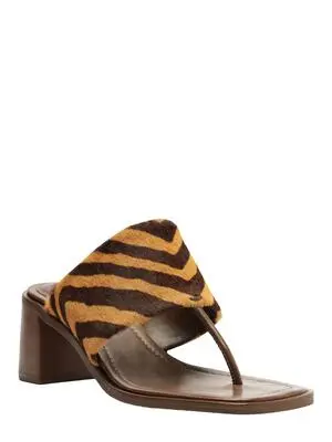 Schutz Martha Flip Flop Natural/pecan Brown