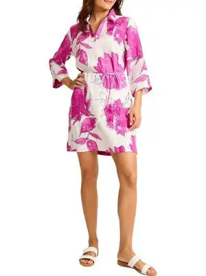 Tommy Bahama Two Palms Linen Cover-up Shift - Coconut