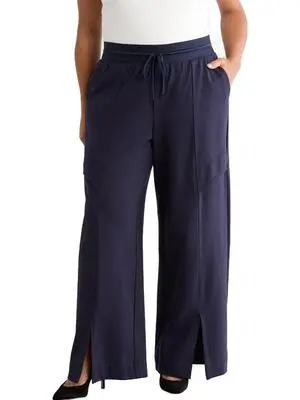Wit & Wisdom Skyrise Wide Leg Pants - Navy