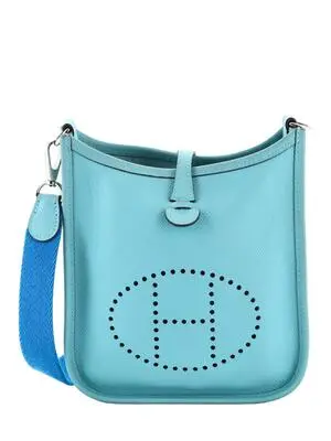HERMES Evelyne Bag Gen Iii Epsom Tpm - Bleu Atoll