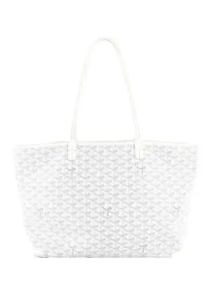 GOYARD Artois Tote Coated Canvas Gm - White