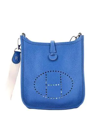 Hermès Evelyne Bag Gen Iii Clemence Tpm - Blue