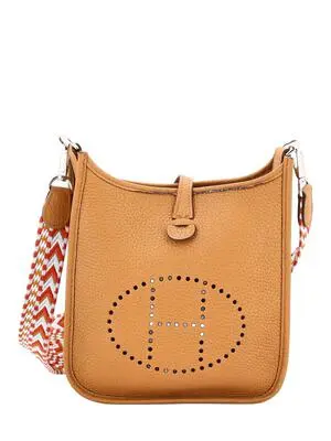 Hermès Evelyne Bag Gen Iii Clemence Tpm - Biscuit