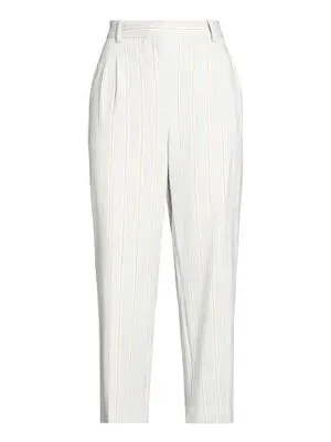 CIRCOLO 1901 Tapered Striped Pants - Ivory