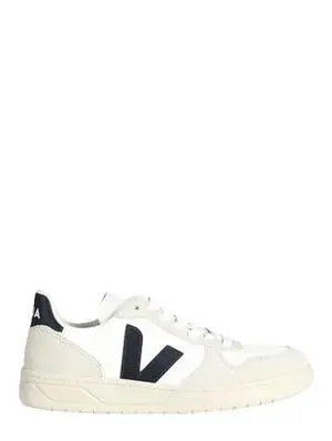 VEJA V-10 Leather Sneakers - White