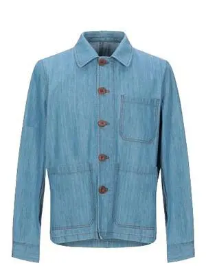 LARDINI Denim Outerwear Size Cotton - Blue