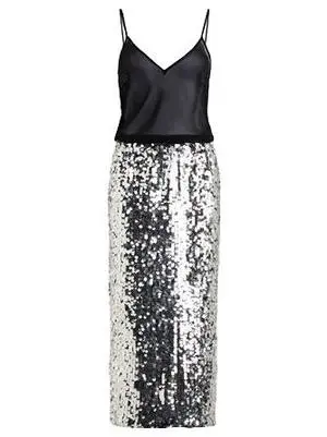 Pinko Sequin Embellished Two-piece Set - Silver