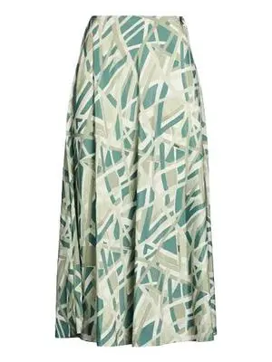 Herno Printed Midi Skirt - Green