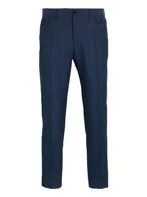 Dolce & Gabbana Tapered Virgin Wool Chino Pants - Navy
