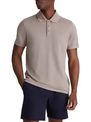 Tommy John Modal Blend Piqué Polo - Cinder