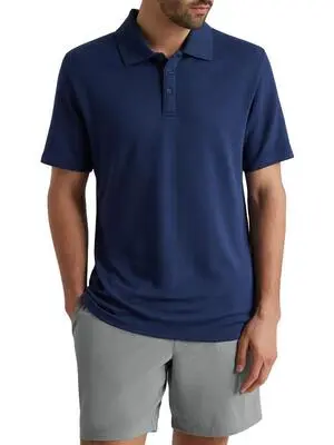 Tommy John Modal Blend Piqué Polo - Dress Blues