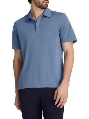 Tommy John Modal Blend Piqué Polo - Vintage Indigo