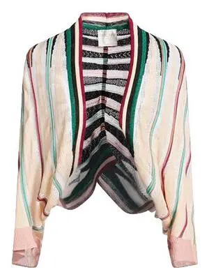 FORTE_FORTE Multicolor Cardigan - Beige