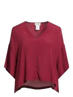 OTTOD'AME Acetate And Silk Top - Red