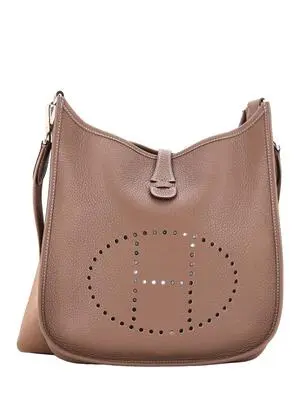 Hermès Evelyne Bag Gen III Clemence PM Etoupe