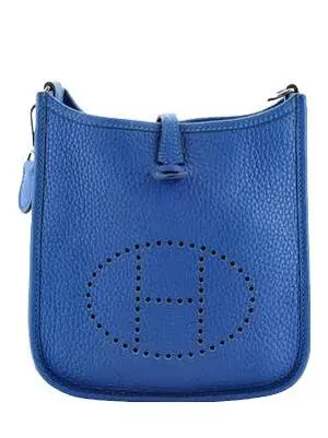 Hermès Evelyne Bag Gen Iii Clemence Tpm - Blue