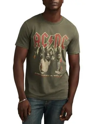 Lucky Brand Ac/dc Tour Cotton Graphic T-shirt - Raven