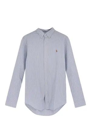 Polo Ralph Lauren Slim Fit Cotton Shirt - Blue