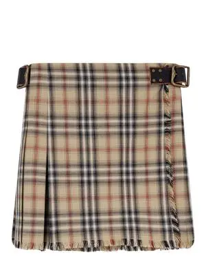 BURBERRY Skye Cotton Kilt