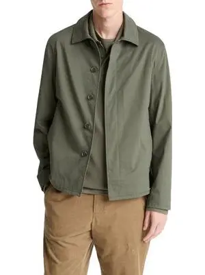 Vince Peached Stretch Cotton Jacket - Sycamore