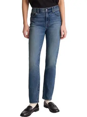 Madewell The Jules Slim Straight Leg Jeans - Concho Wash