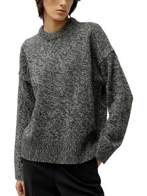 LILYSILK Oversized Crewneck Wool-Cashmere Sweater