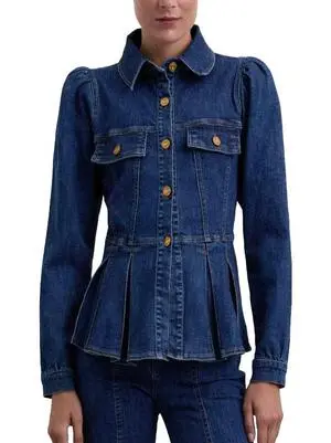 SCALPERS Candyseams Denim Shirt - Indigo