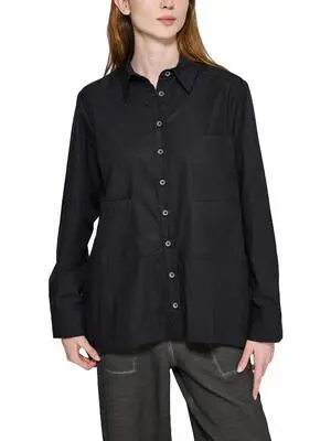 LUUKAA Lucida A-line Shirt - Black