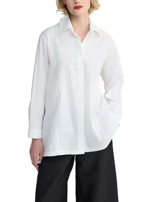 LUUKAA Lucida A-line Shirt - Ecru