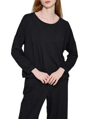 LUUKAA Lana Boxy Blouse Black