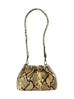 SCALPERS Animal Print Handbag - Snakeprint