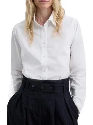 SCALPERS Shirt With Button Closure - White