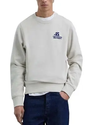 SCALPERS Rebels Flock Sweatshirt Lightgrey