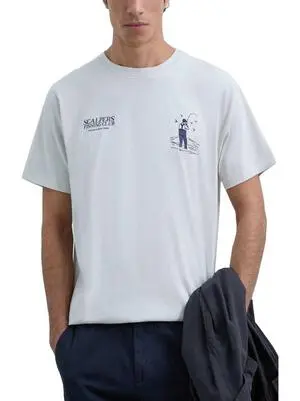 SCALPERS Fishing Tee - Lightgrey