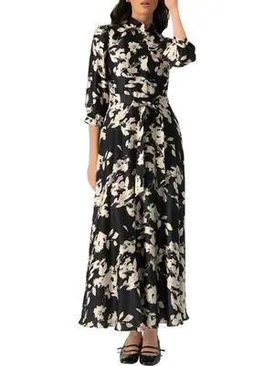 IVONNE Shirt Maxi Dress - Black