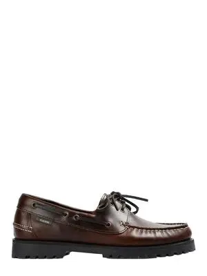 SCALPERS Boat Shoes - Darkbrown