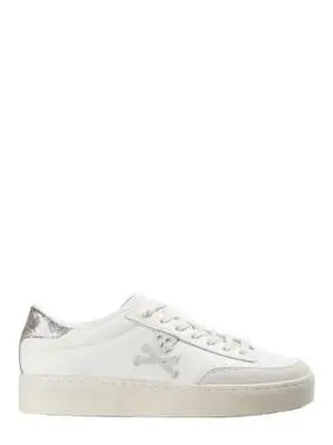 SCALPERS Low-top Suede Sneakers - Offwhitesilver