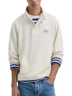SCALPERS Residence Highneck Pullover - Cream