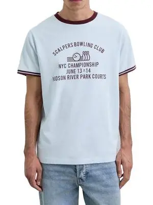 SCALPERS Bowling Tee - Burgundy