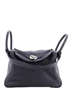 HERMES Lindy Bag Clemence 30 - Noir