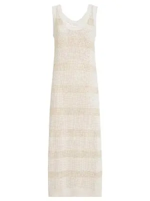 BRUNELLO CUCINELLI Striped Cotton Dress