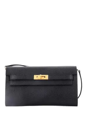 HERMES Kelly To Go Wallet Epsom - Noir